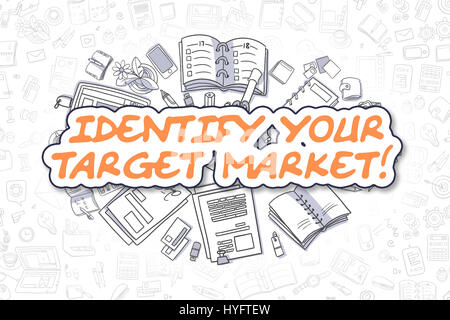 Identify Your Target Market - Business Concept Stock Photo - Alamy