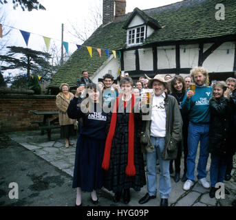The archers cast including Carole Boyd and Trevor Harrison alias Eddie ...