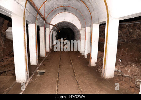 FAULD, UK: TAKE A rare look inside the forbidden site of the Fauld ...