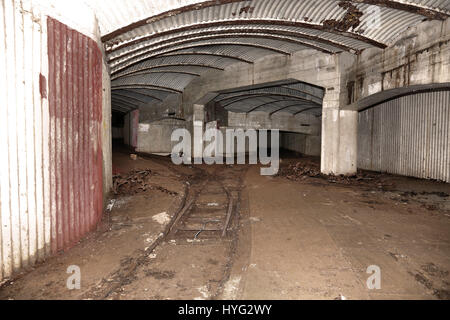 FAULD, UK: TAKE A rare look inside the forbidden site of the Fauld ...