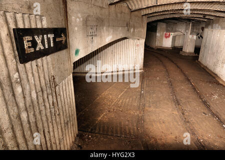 FAULD, UK: TAKE A rare look inside the forbidden site of the Fauld ...