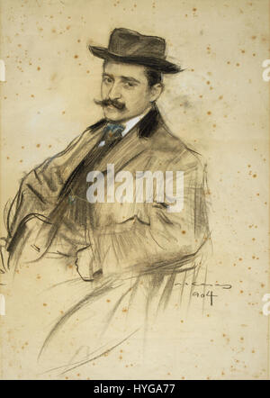 This artwork by Ramon Casas, housed in the MNAC, captures the dynamic ...