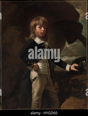 The portrait of Midshipman Augustus Brine depicts a young naval officer ...