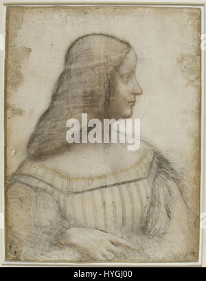 Leonardo da Vinci's 'Portrait of Isabelle d'Este' is a renowned ...