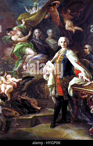 The portrait of Farinelli, the famous 18th-century castrato singer, is ...