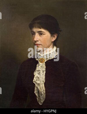 Otto Rethel, Bildnis Clara Caron, 1889 Stock Photo - Alamy