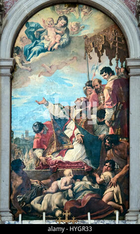 This historical painting depicts Pope Gregory XVI carrying the Holy ...