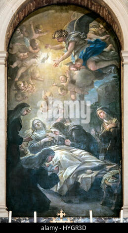 This painting by Luca Giordano depicts the moment in the epic poem ...