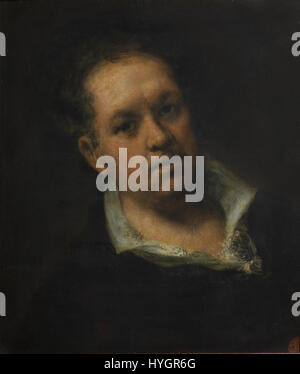 This portrait by Francisco de Goya features a young lady dressed in a ...