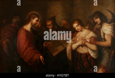 Varotari Christ and the Woman Taken in Adultery Stock Photo - Alamy