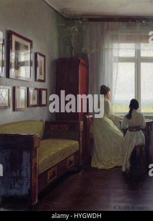 Interior 1901 by Georg Achen Stock Photo - Alamy