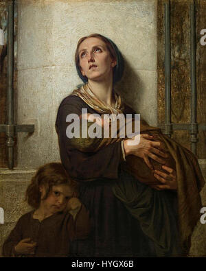 Hugues Merle was a French artist known for his intimate portraits and ...