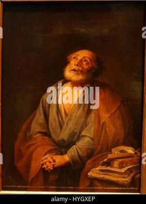 The Penitent St Peter by Jusepe de Ribera (Jose de Ribera: c.1591- 1652 ...