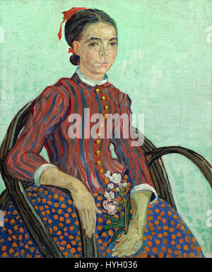 This study by Vincent van Gogh portrays a man in various poses ...