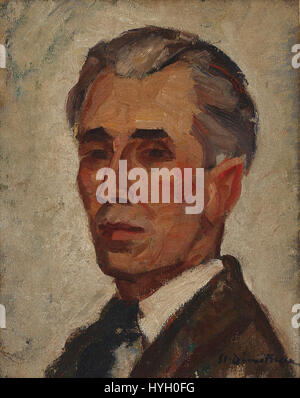 Stefan Dimitrescu's 'Autoportret' is a self-portrait that captures the ...