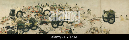 Heiji Monogatari Emaki - Sanjo scroll complete Stock Photo - Alamy