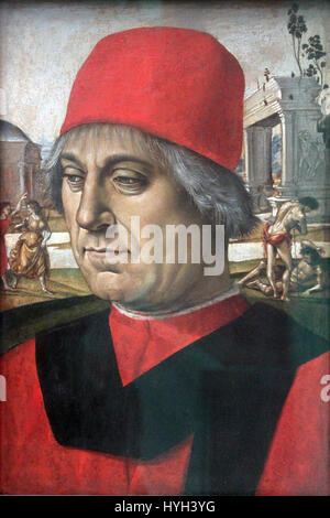 1492 Signorelli Portrait of an older man anagoria Stock Photo - Alamy