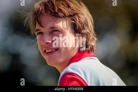 Griff Sanders, captain of the Devon bowls team, at Worthing's Beach ...