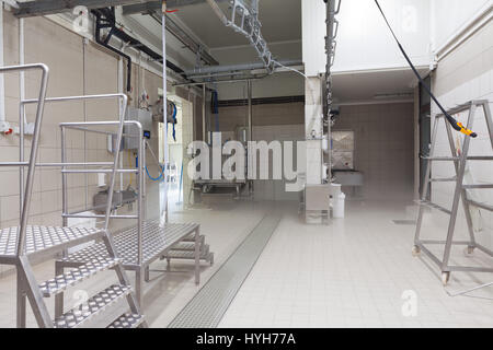Interior of a slaughterhouse Stock Photo - Alamy