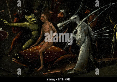The right panel of Hieronymus Bosch's 'The Garden of Earthly Delights ...