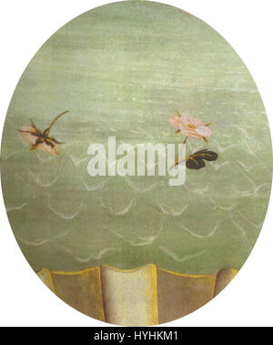 Detail from Sandro Botticelli's 'The Birth of Venus' showing Zephyrus ...