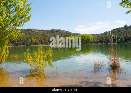 La Colgada lake. Lagunas de Ruidera Nature Reserve, Ciudad Real ...