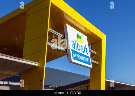 Albert sign logo, hypermarket, Czech Republic Stock Photo - Alamy