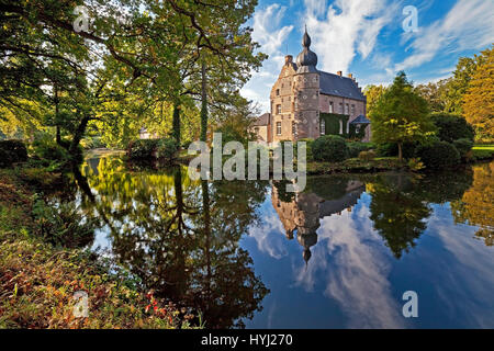 water castle Wissen, Germany, North Rhine-Westphalia, Lower Rhine ...