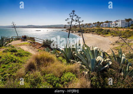 Beach. Playa Ancha, Casares. Malaga province Costa del Sol. Andalusia ...