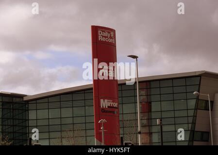 Daily Record Newspaper Building At Central Quay, Glasgow Scotland Stock ...