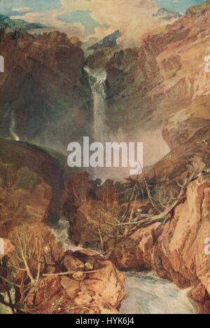 Joseph Mallord William Turner, The Fall of the Clyde, March 29, 1809 ...