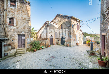 Scenic sight in Capranica, Viterbo Province, Lazio, central Italy Stock ...