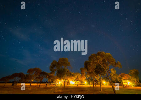 Australian starry sky, the Milky Way in the southern hemisphere Stock ...