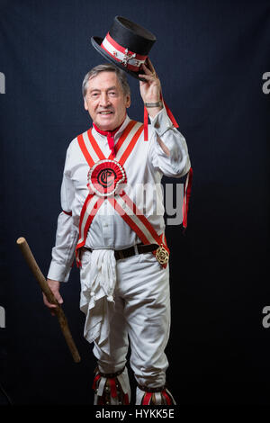 SURREY, UK: A Morris Man in traditional costume. A CELEBRATION of ...