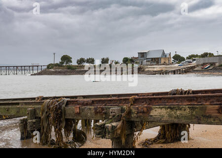 Fleurs Place restaurant in Moeraki, South Island, New Zealand Stock ...