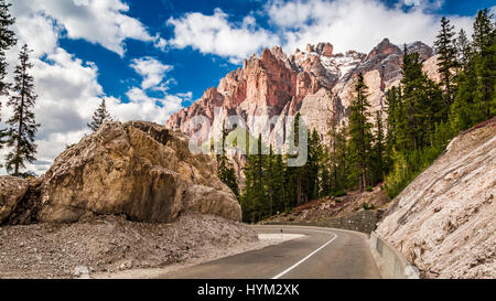 Stunning view of Dolomites in spring, Italy Stock Photo - Alamy