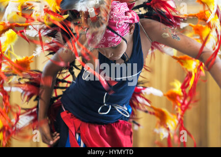 Native American boys in dance regalia at powwow Stock Photo: 51613826 ...
