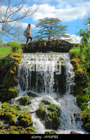 Little Bredy, Dorset, UK. 5th April, 2017. UK weather.The cascade in ...