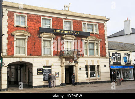 The White Hart pub and historic buildings Manningtree Essex England ...