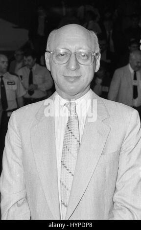 Gerald Kaufman, Labour party Member of Parliament for Gorton, attends ...