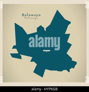 Vector city map of Bulawayo, Zimbabwe Stock Vector Image & Art - Alamy