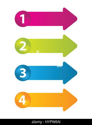 Colorful arrow stickers set. Blue cursor icons, pointers collection ...