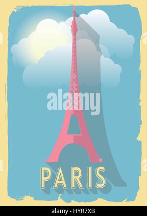 france culture card with map vector illustration design Stock Vector ...