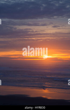 Sunset at Horsfall Beach, Oregon Dunes National Recreation Area, Oregon ...