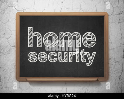 Privacy concept: Home on chalkboard background Stock Photo - Alamy