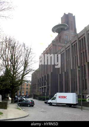 Netherlands. Utrecht. The Inktpot, big brick building and offices for ...