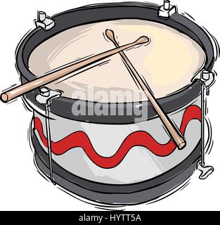 drum instrument musical icon vector illustration design Stock Vector ...