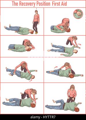 Cardiopulmonary resuscitation. Rescue team (doctor and a paramedic ...