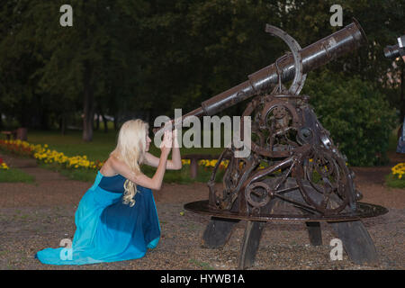 Sculptures of the zodiac signs., Moscow, Russia Stock Photo - Alamy