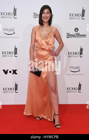 Singer Elif Demirezer (Elif) arrives for the 26th edition of the Echo ...